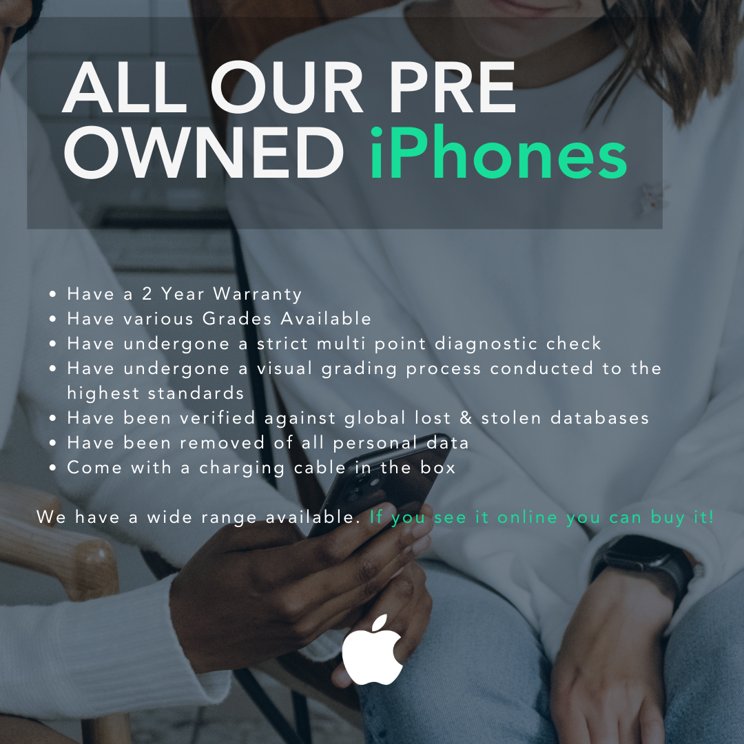 Pre Owned, Refurbished and Used iPhones for Sale