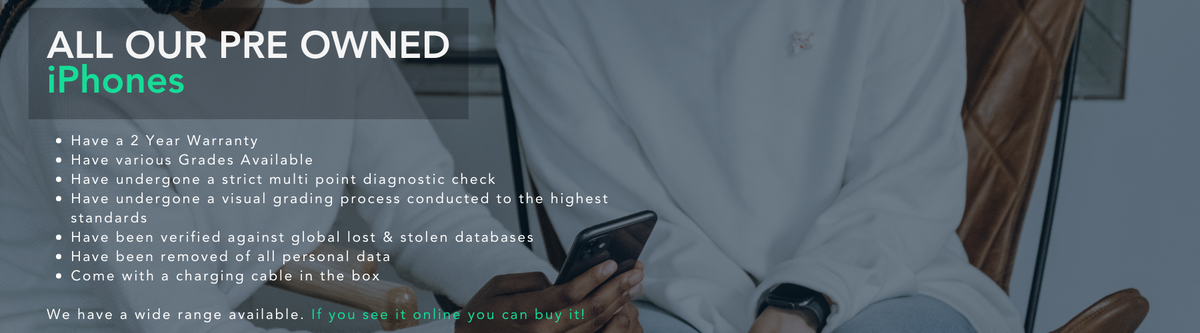 Pre Owned, Refurbished and Used iPhones for Sale